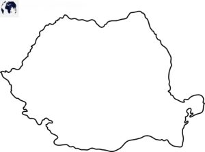 Printable Blank Romania Map with Outline Transparent Map PDF