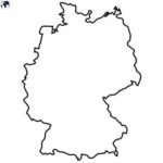 Printable Blank Germany Map with Outline Transparent Map PDF