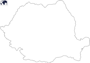 Printable Blank Romania Map with Outline Transparent Map PDF