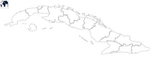 Printable Cuba Blank Map With Outline, Transparent Map PDF