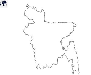 Printable Blank Bangladesh Map with Outline, Transparent Map