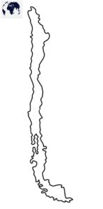 Printable Blank Chile Map with Outline, Transparent Map