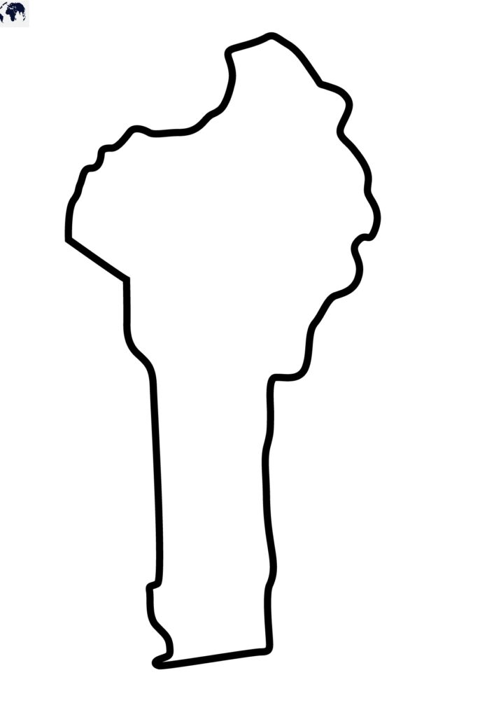 Blank Map of Benin - Blank World Map