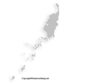 Printable Blank Palau Map with Outline, Transparent Map