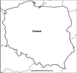 Printable Poland Map - Blank World Map