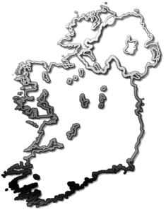 Blank Map of Ireland - Blank World Map