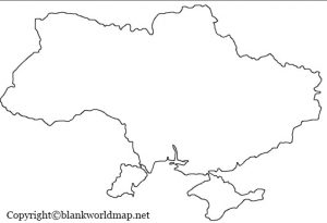 Blank Map of Ukraine - Blank World Map