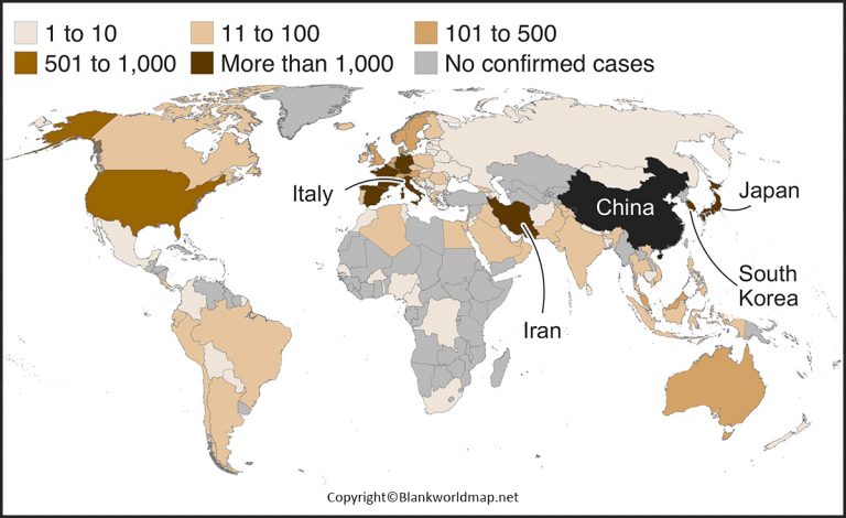 World Coronavirus Map with Death Cases [Latest Updated]