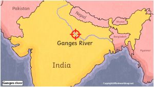 Ganges River Map [Ganga River Map] | Ganges River on Map