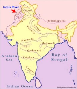 Indus River Map | Indus River Valley Map in pdf